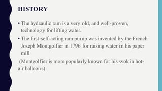 Hydraulic ram | PPTX