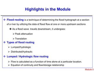Hydraulic Routing.pdf ndeuofeufoehufheuhf | PPT