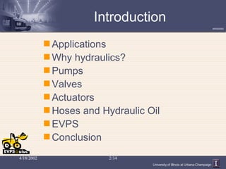 hydraulics | PPT