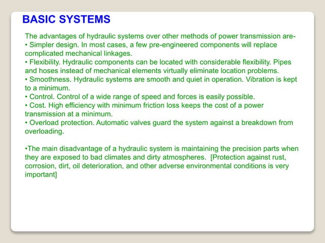 Hydraulics-fundamentals of hydraulics.ppt | Technology & Computing