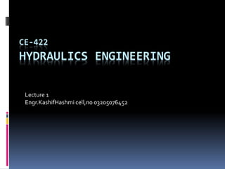 Hydraulics chapter 1 | PPTX
