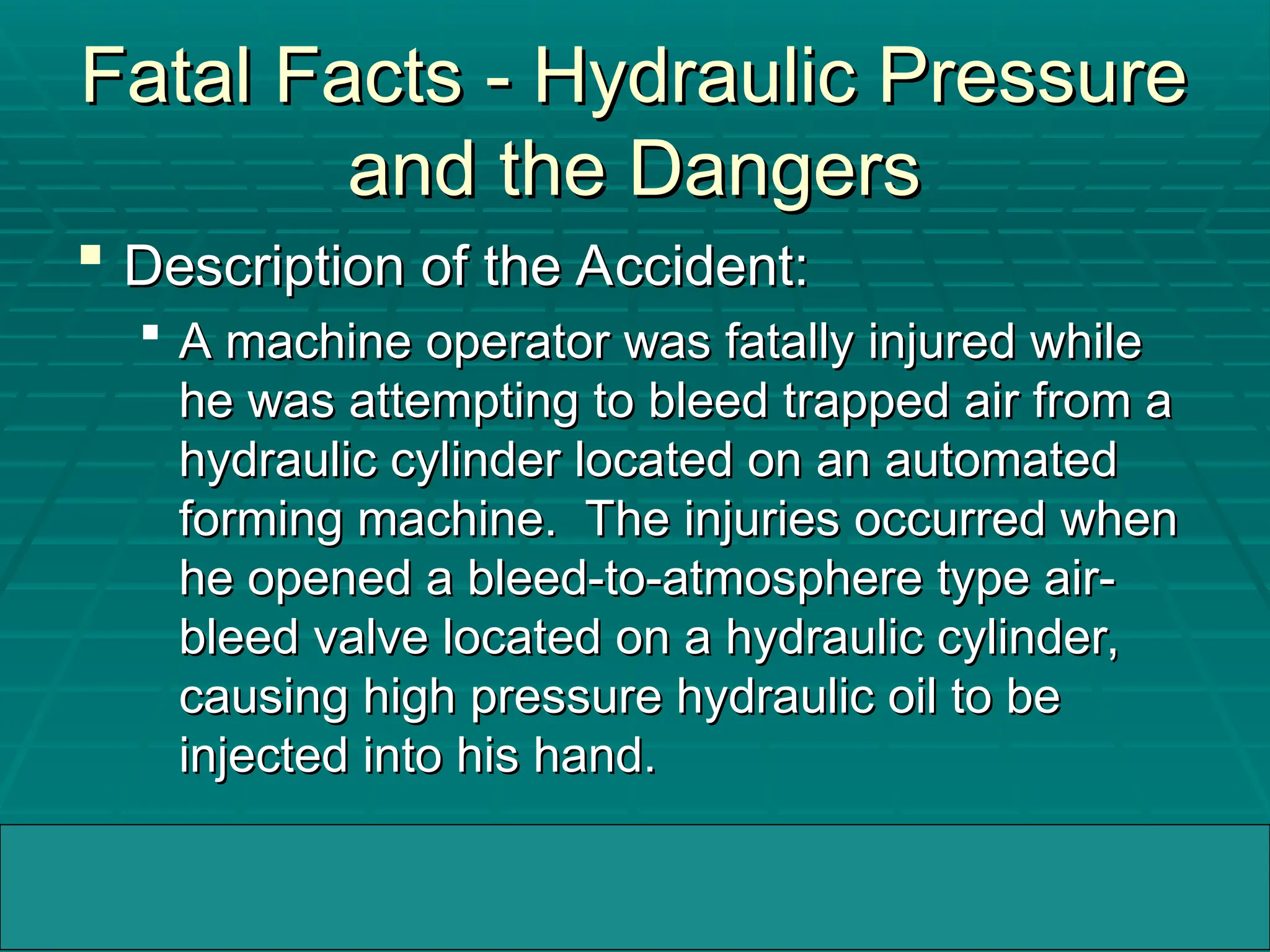 hydraulic_safety for forklift and engine.ppt