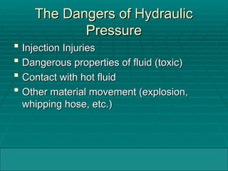 hydraulic_safety for forklift and engine.ppt