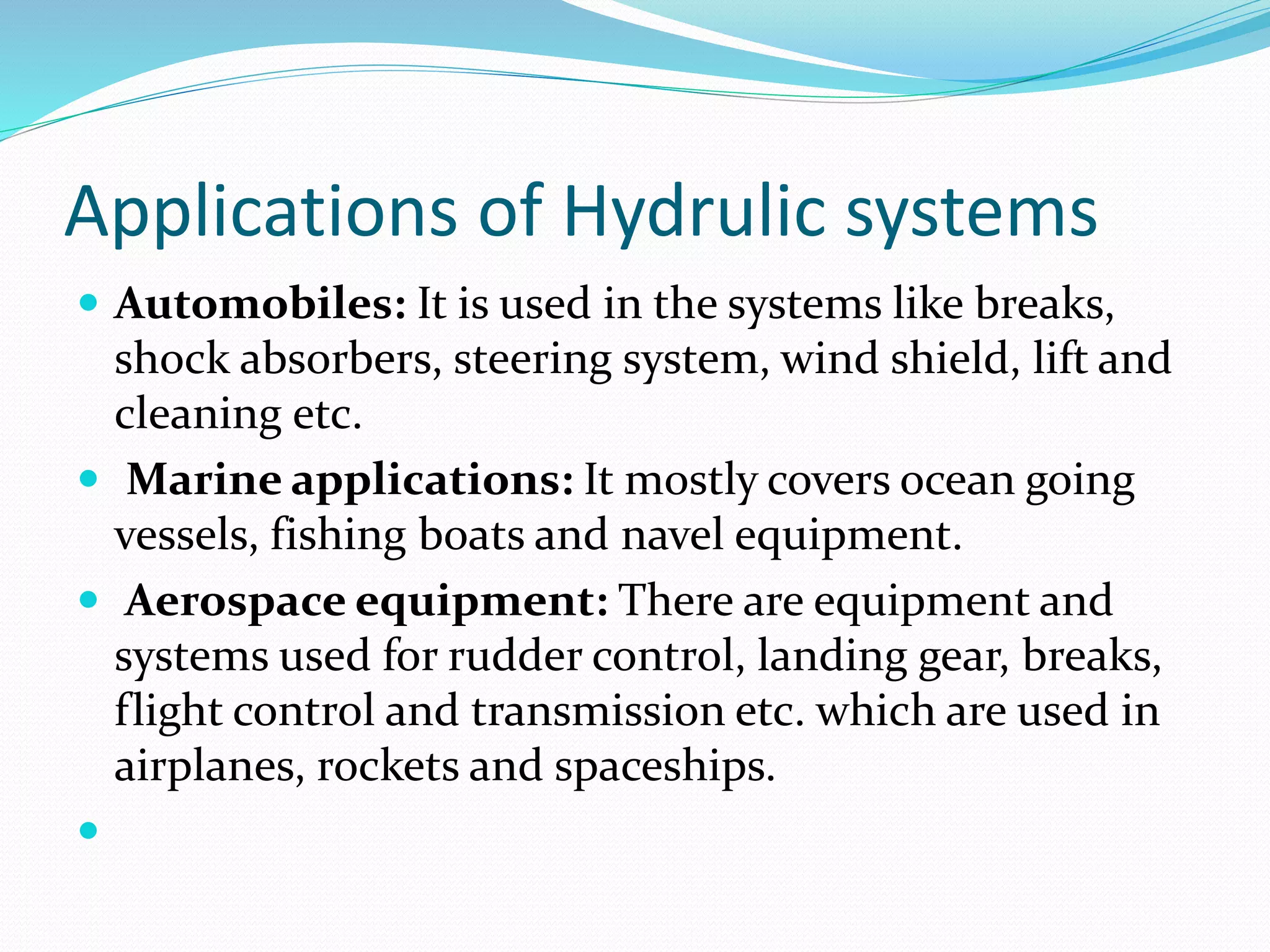 Hydraulics and pneumatics | PPTX