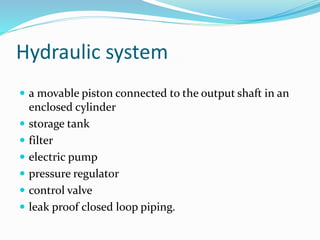 Hydraulics and pneumatics | PPT