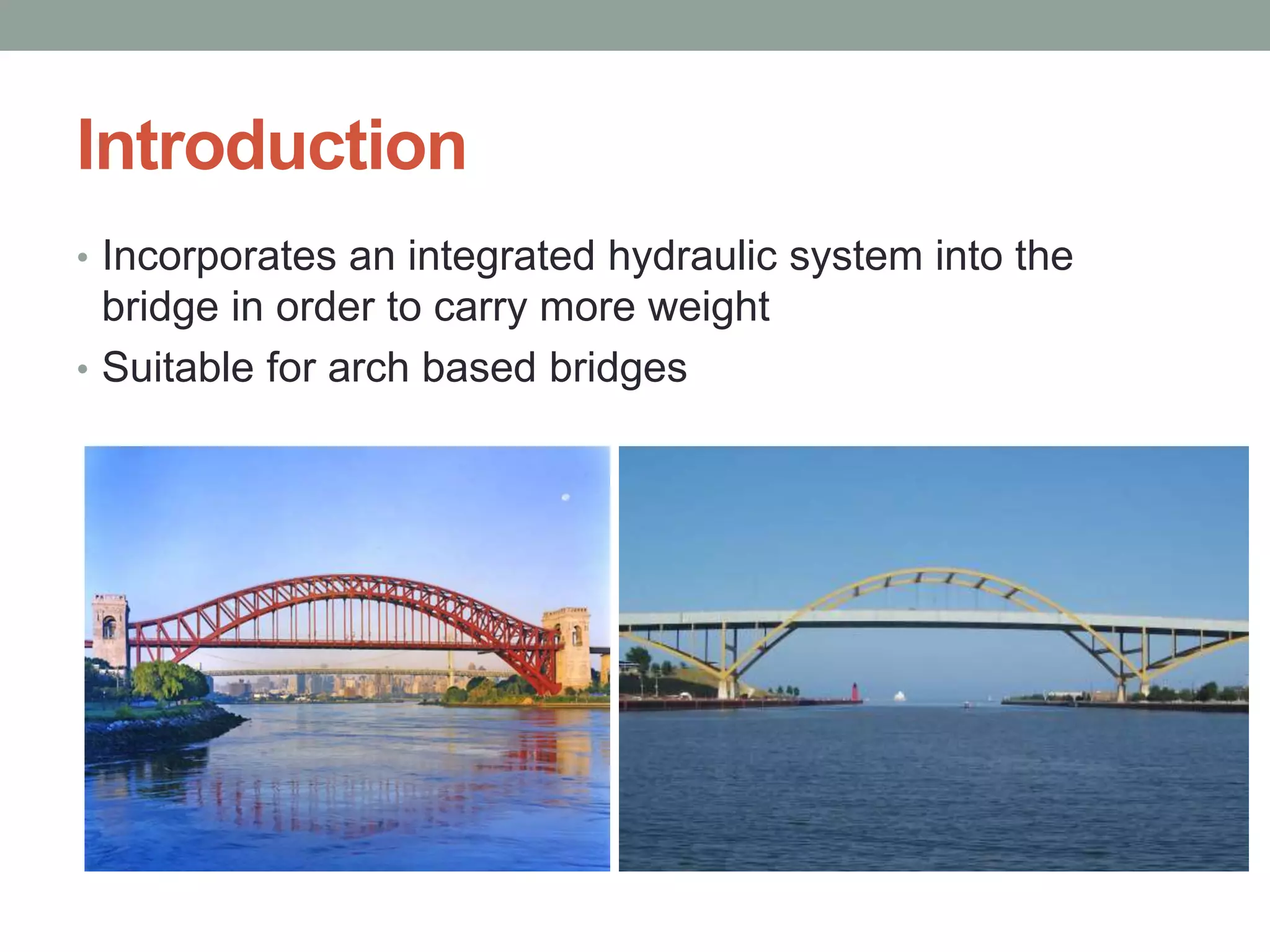 Hydraulic assisted bridges | PPTX