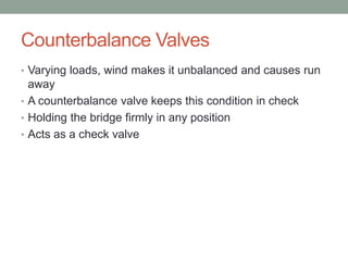 Hydraulic assisted bridges | PPTX