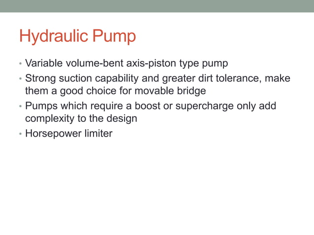 Hydraulic assisted bridges | PPTX | Civil Engineering Industry | Industries