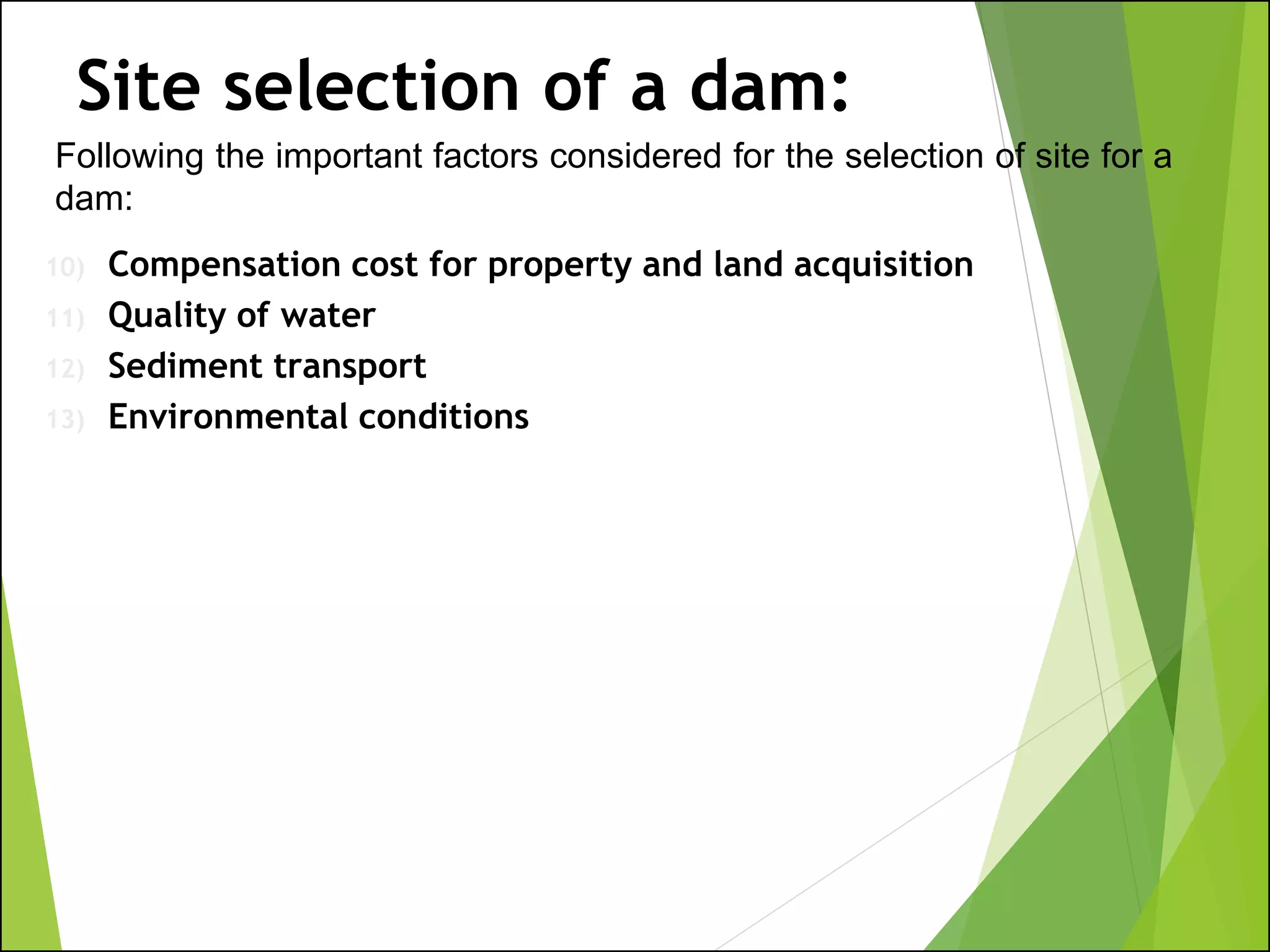 Dams and Reservoirs -Hydraulics engineering | PDF