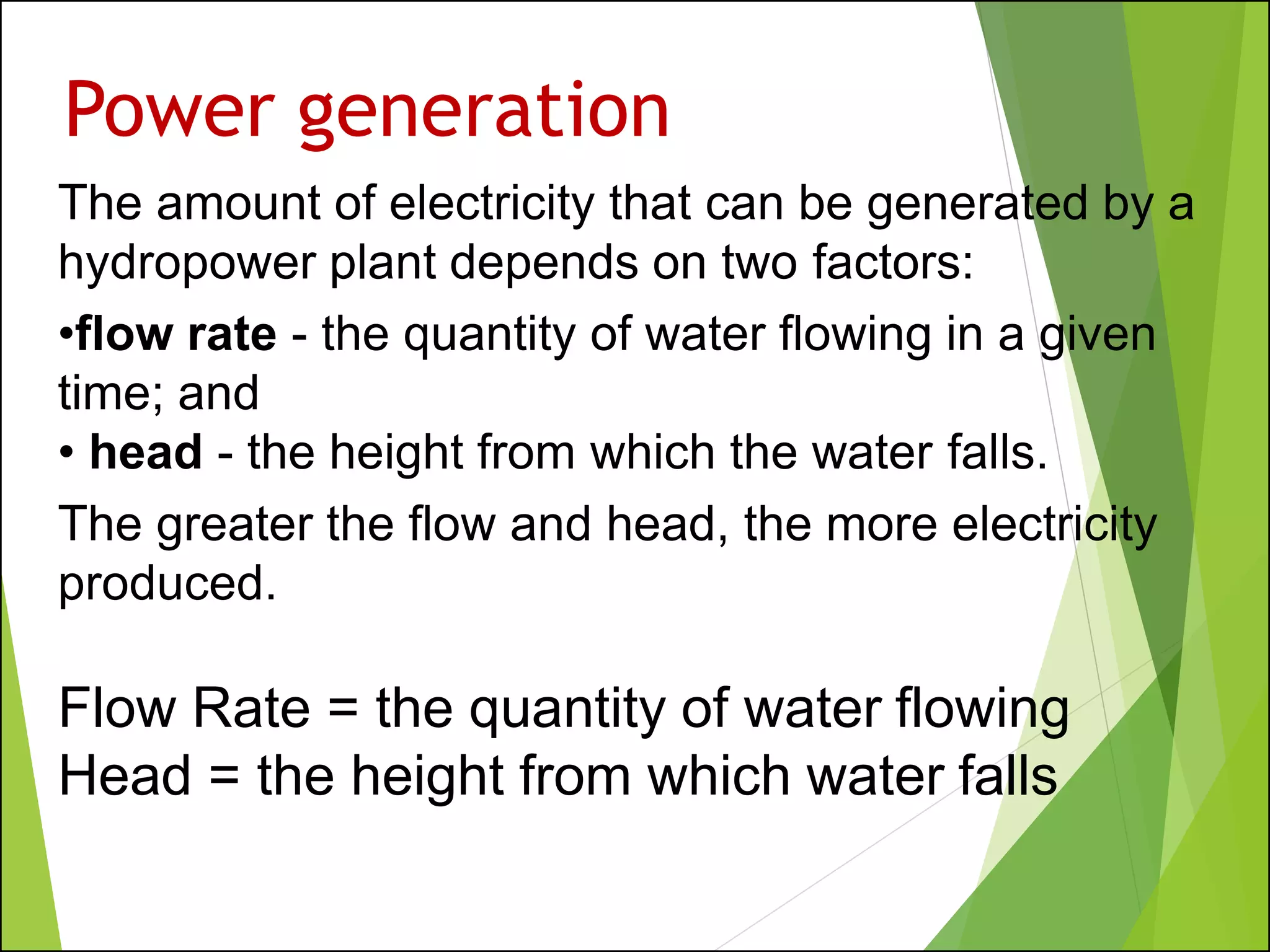 Hydropower engineering -Hydraulics | PDF
