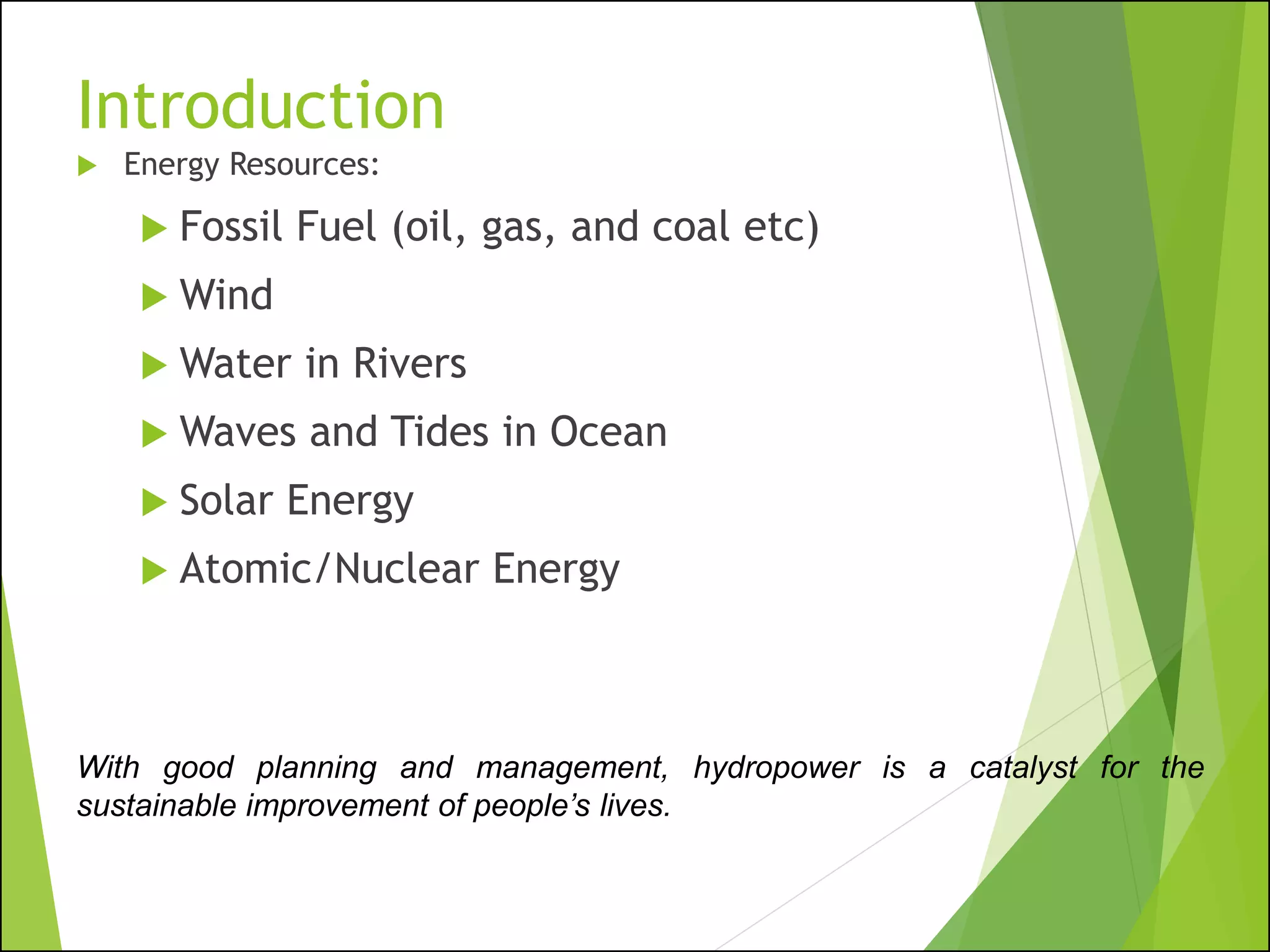 Hydropower engineering -Hydraulics | PDF