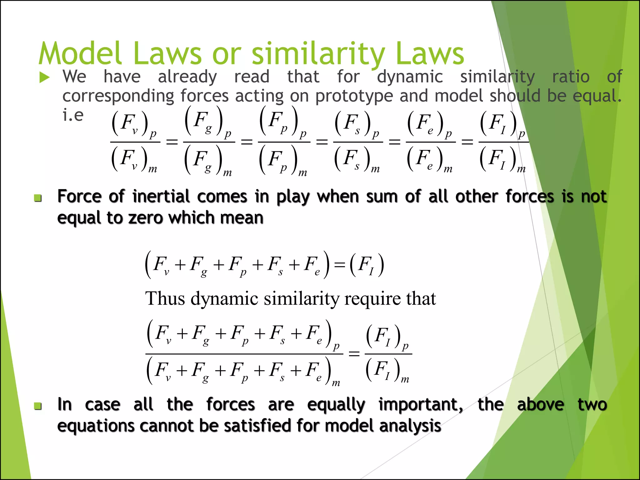 Similitude and Dimensional Analysis -Hydraulics engineering | PDF