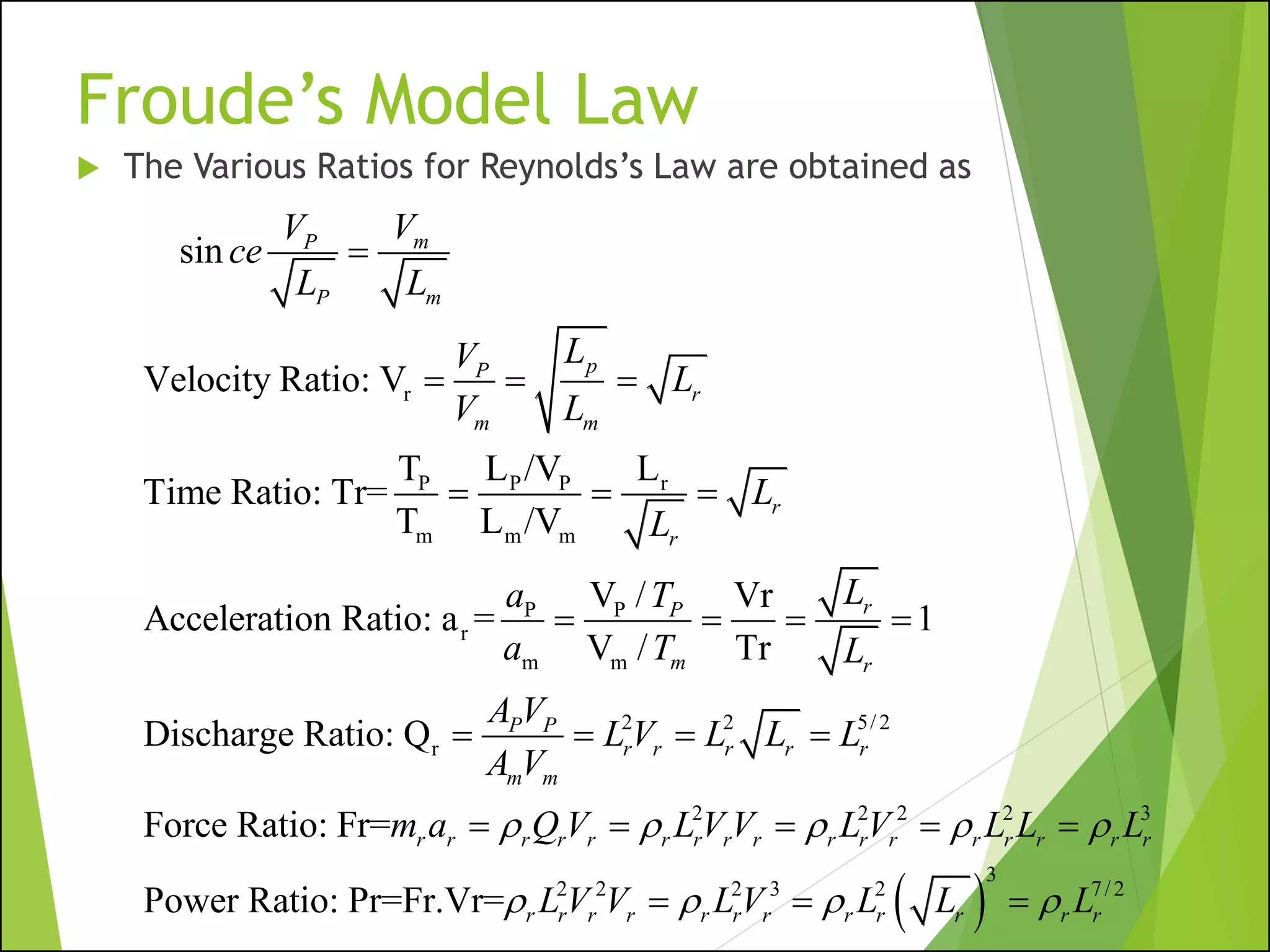 Similitude and Dimensional Analysis -Hydraulics engineering | PDF