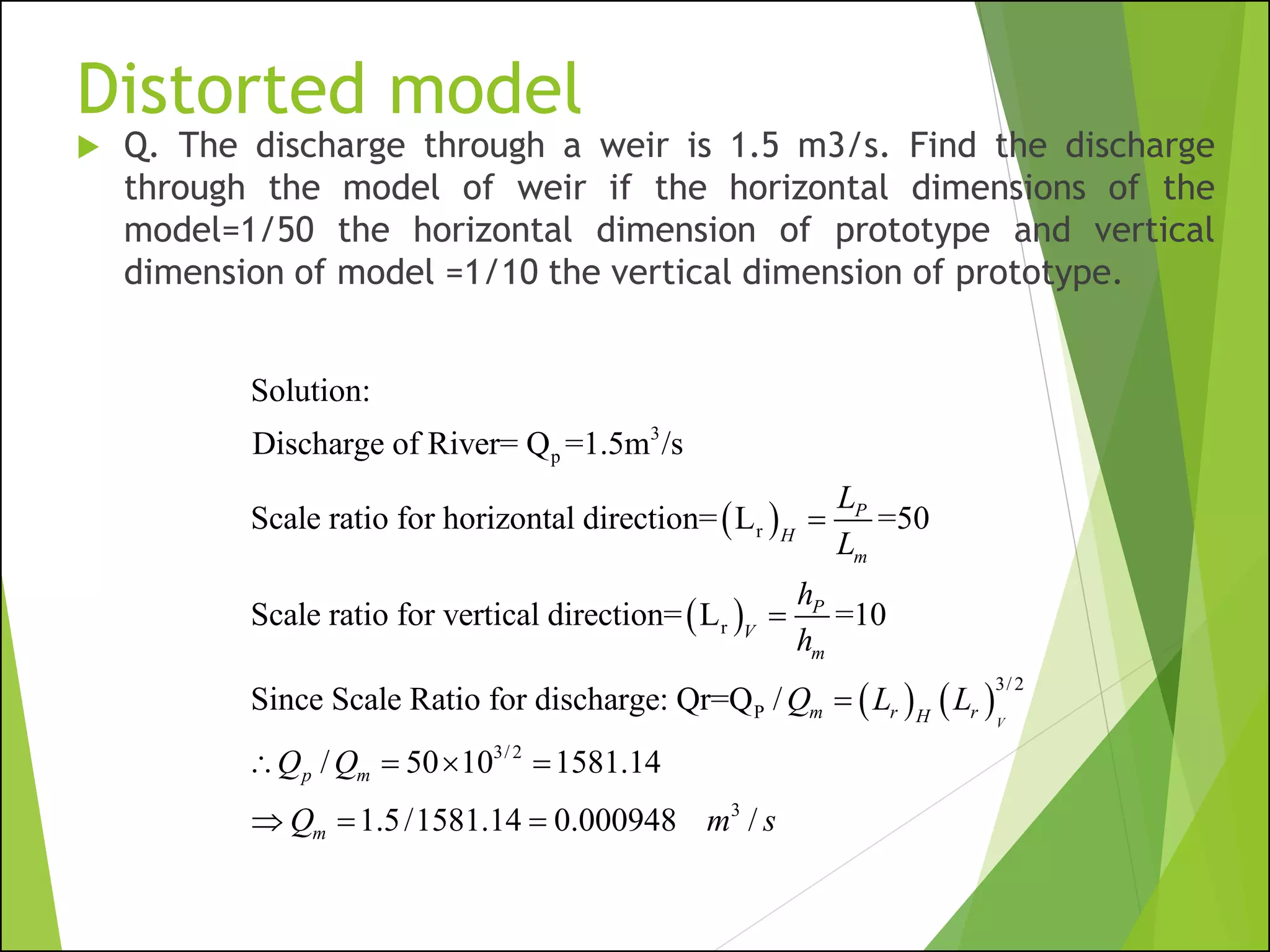 Similitude and Dimensional Analysis -Hydraulics engineering | PDF