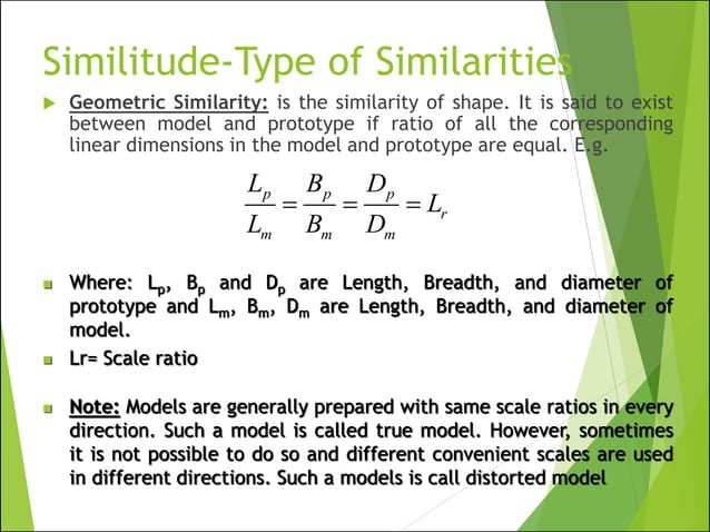 Similitude and Dimensional Analysis -Hydraulics engineering | PDF ...