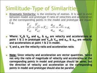 Similitude and Dimensional Analysis -Hydraulics engineering | PDF