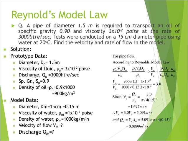Similitude and Dimensional Analysis -Hydraulics engineering | PDF | Physics | Science