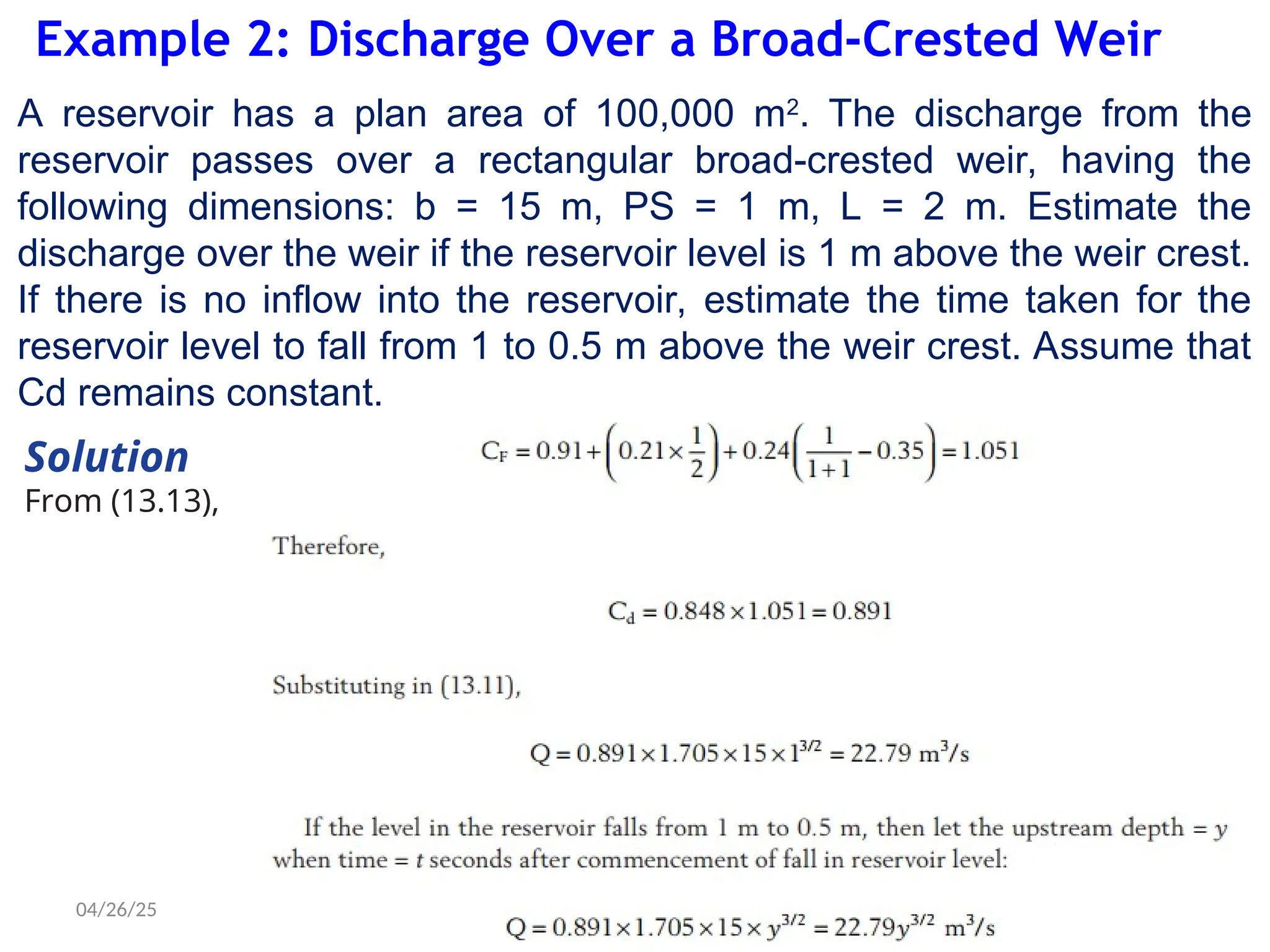 HYDRAULICS FIVE - Hydraulic Structures.ppt