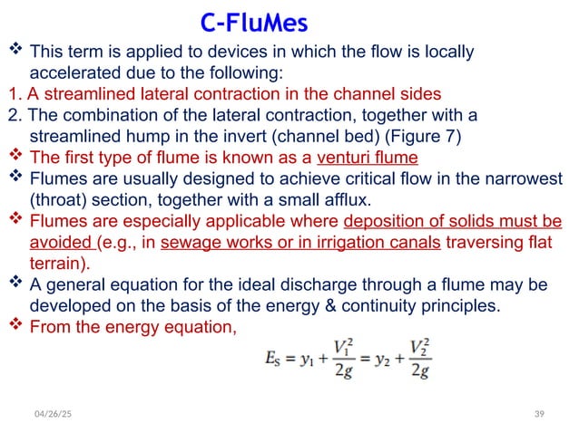 HYDRAULICS FIVE - Hydraulic Structures.ppt