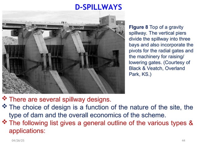 HYDRAULICS FIVE - Hydraulic Structures.ppt