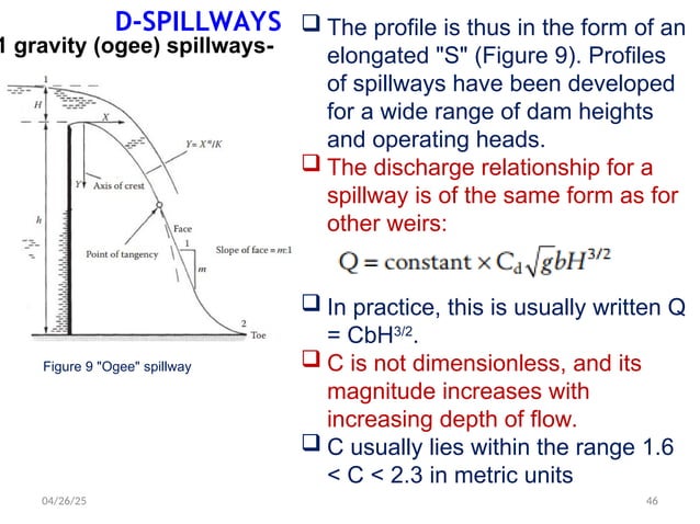 HYDRAULICS FIVE - Hydraulic Structures.ppt