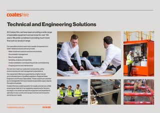 Coates Hire Engineering Solutions - Hydraulic Shoring Solutions | PDF