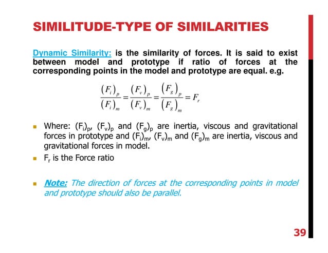 Hydraulic similitude and model analysis | PDF | Physics | Science
