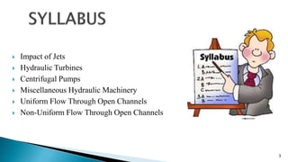 Applied Hydraulics Introduction | PPTX