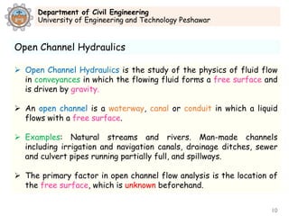 Hydraulics Introduction and open channel | PDF