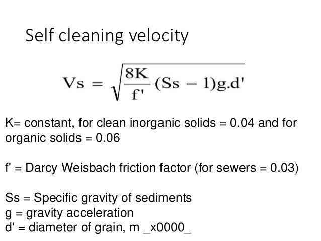 Hydraulics of sewers