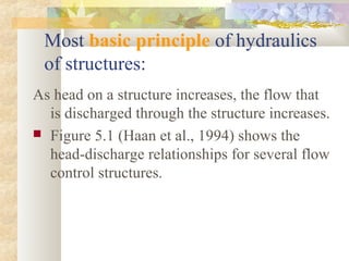 Hydraulics of structures | PPT