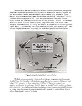 Thrust Vector Control and Flight Control Systems for the Space Shuttle ...