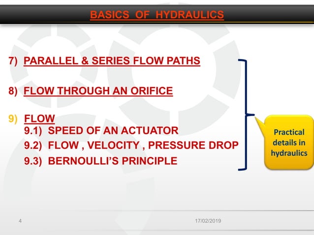 Basic Hydraulics | PPTX