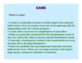 Hydraulics Structures-Dams selection.pdf