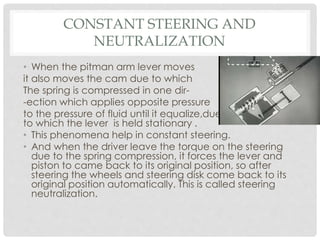 Hydraulic steering | PPTX