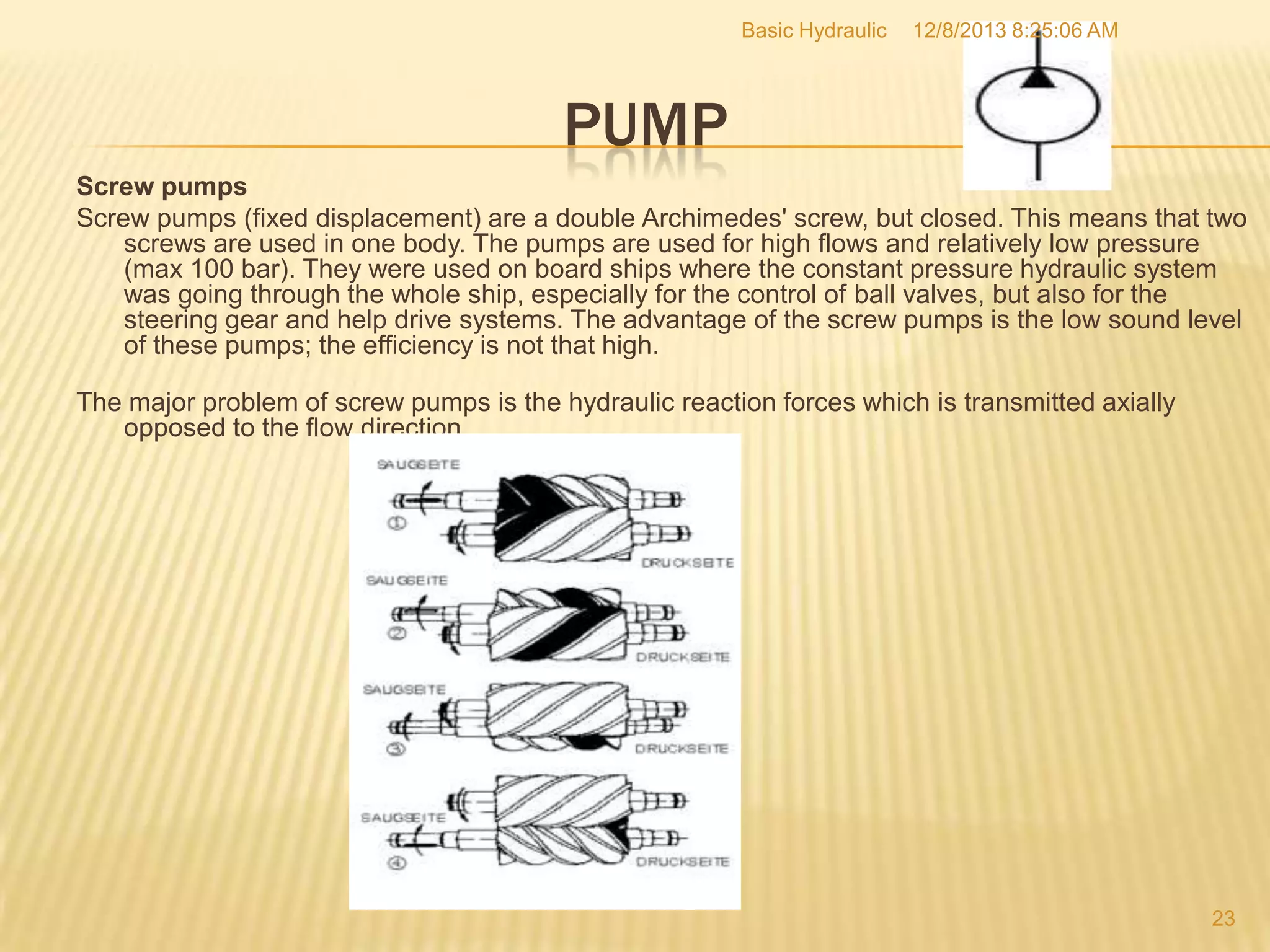 Hydraulics training | PPTX