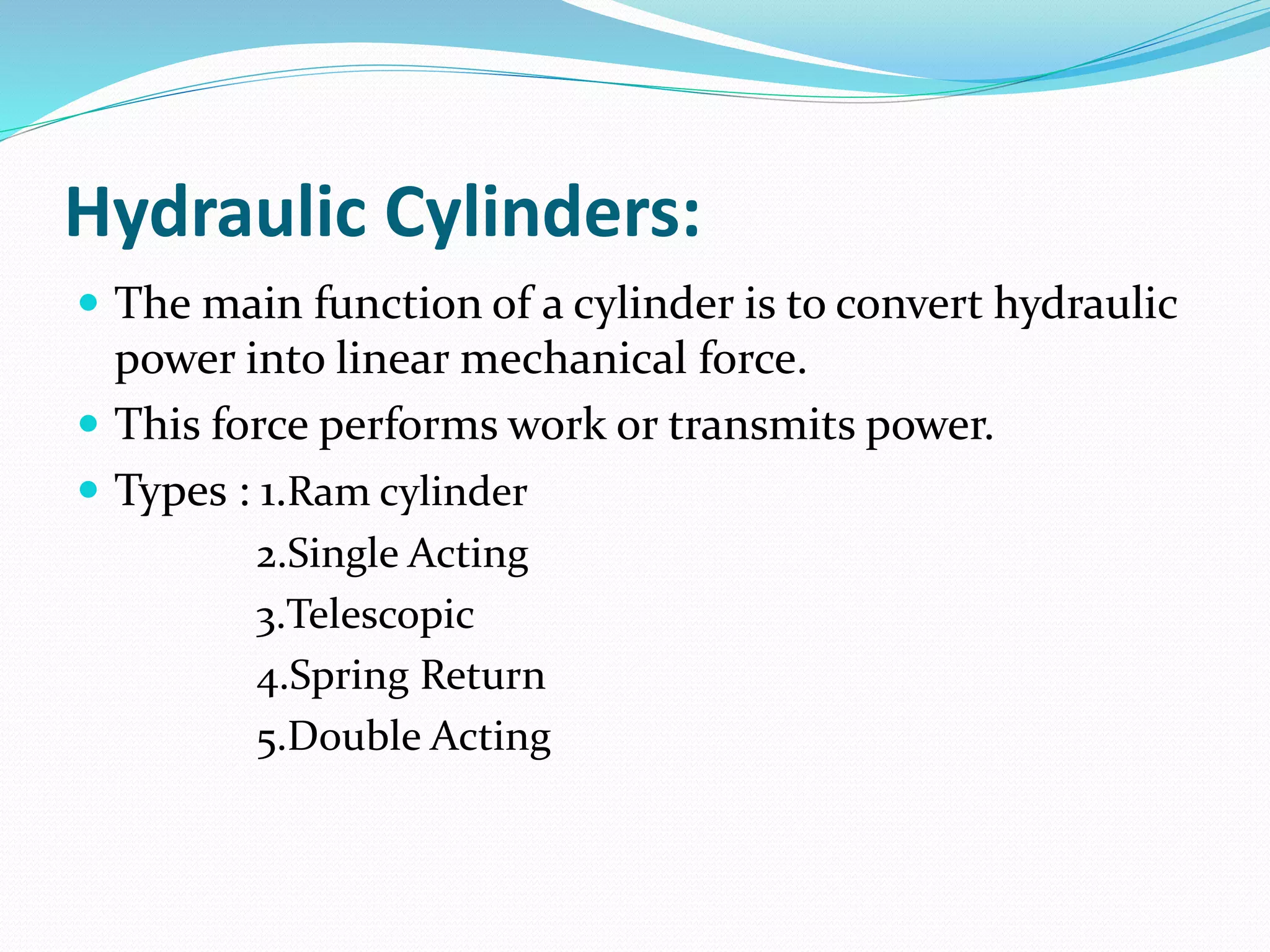 Hydraulic system | PPTX