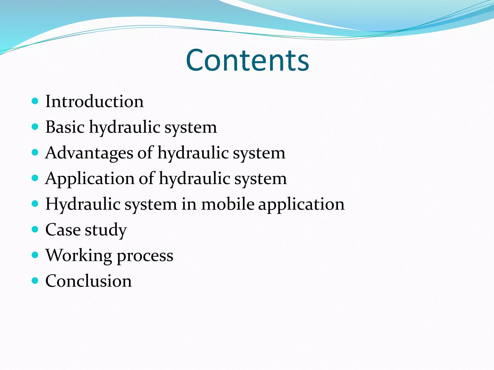 Hydraulic system | PPTX