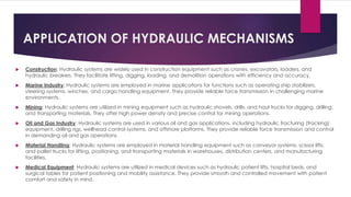HYDRAULIC SYSTEM.pdf for machines and mechanics | PDF