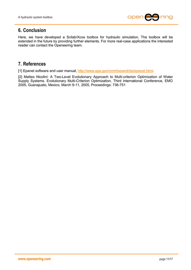Hydraulic Scilab toolbox for water distribution systems | PDF | Computer Networking | Computing
