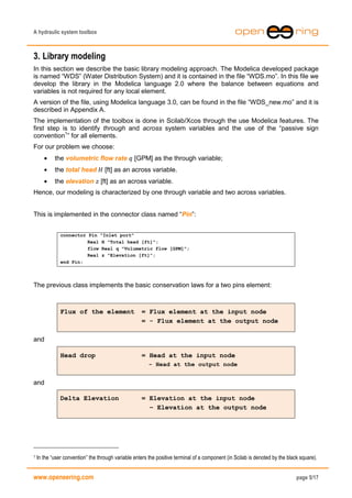 Hydraulic Scilab toolbox for water distribution systems | PDF