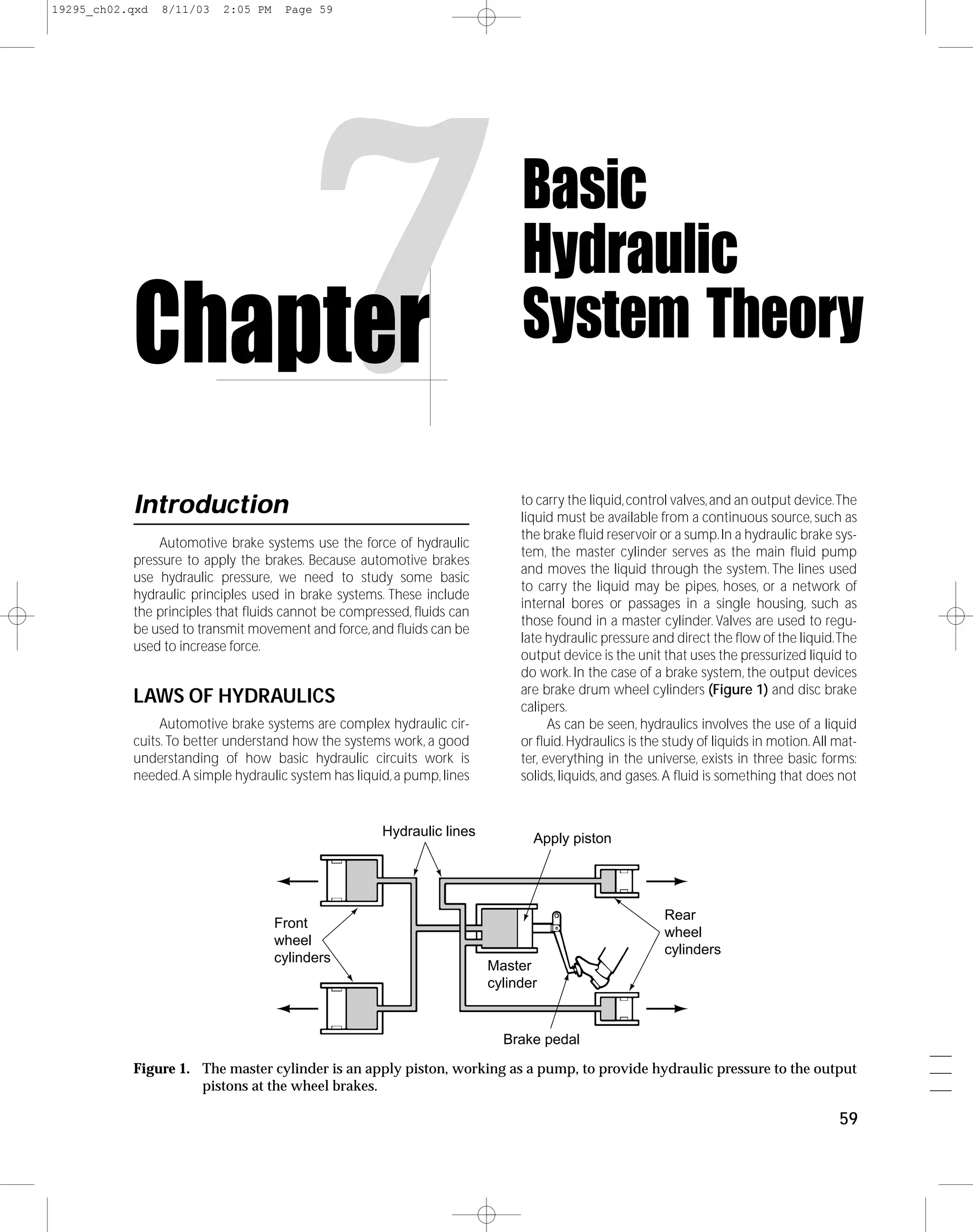 Hydraulic system theory | PDF