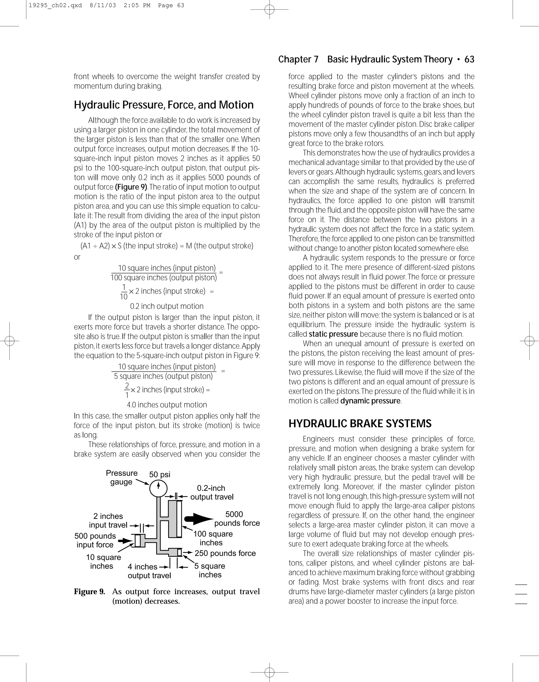 Hydraulic system theory | PDF