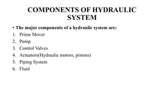 Hydraulic Contol System | PPTX