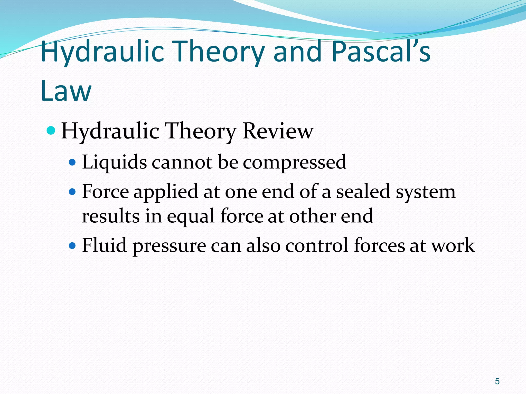 Hydraulic theory | PPTX