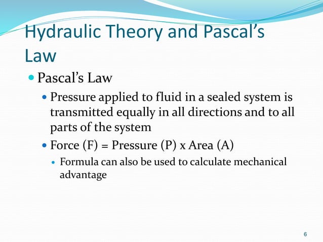 Hydraulic theory | PPT