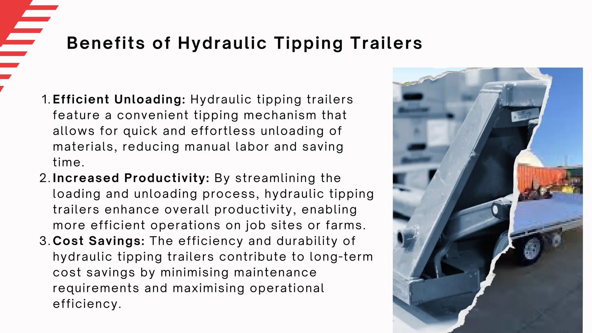 Hydraulic Tipping Trailer Manufacture Company | PDF