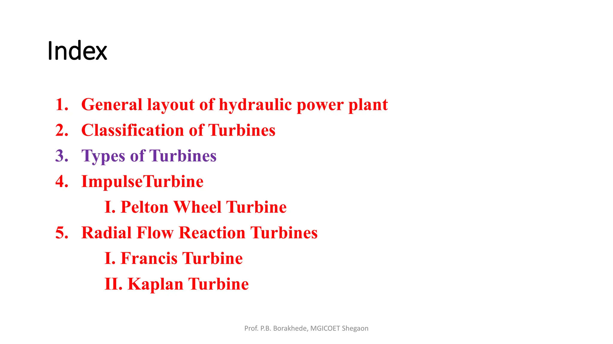 Classification and details of Hydraulic Turbines.pptx