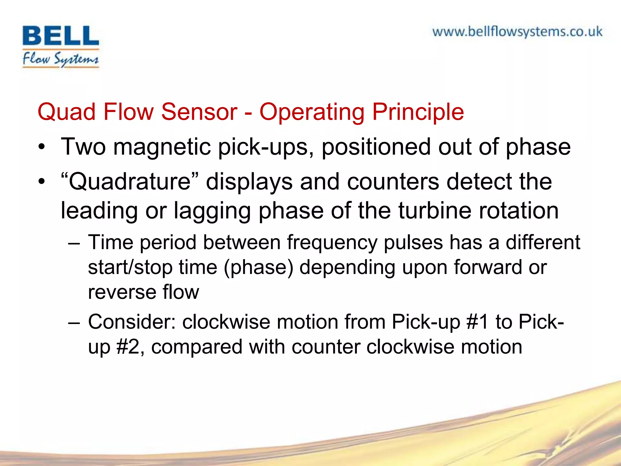 Hydraulic Turbine Flow Meters (flo-tech) | PPTX