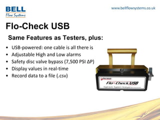 Hydraulic Turbine Flow Meters (flo-tech) | PPTX